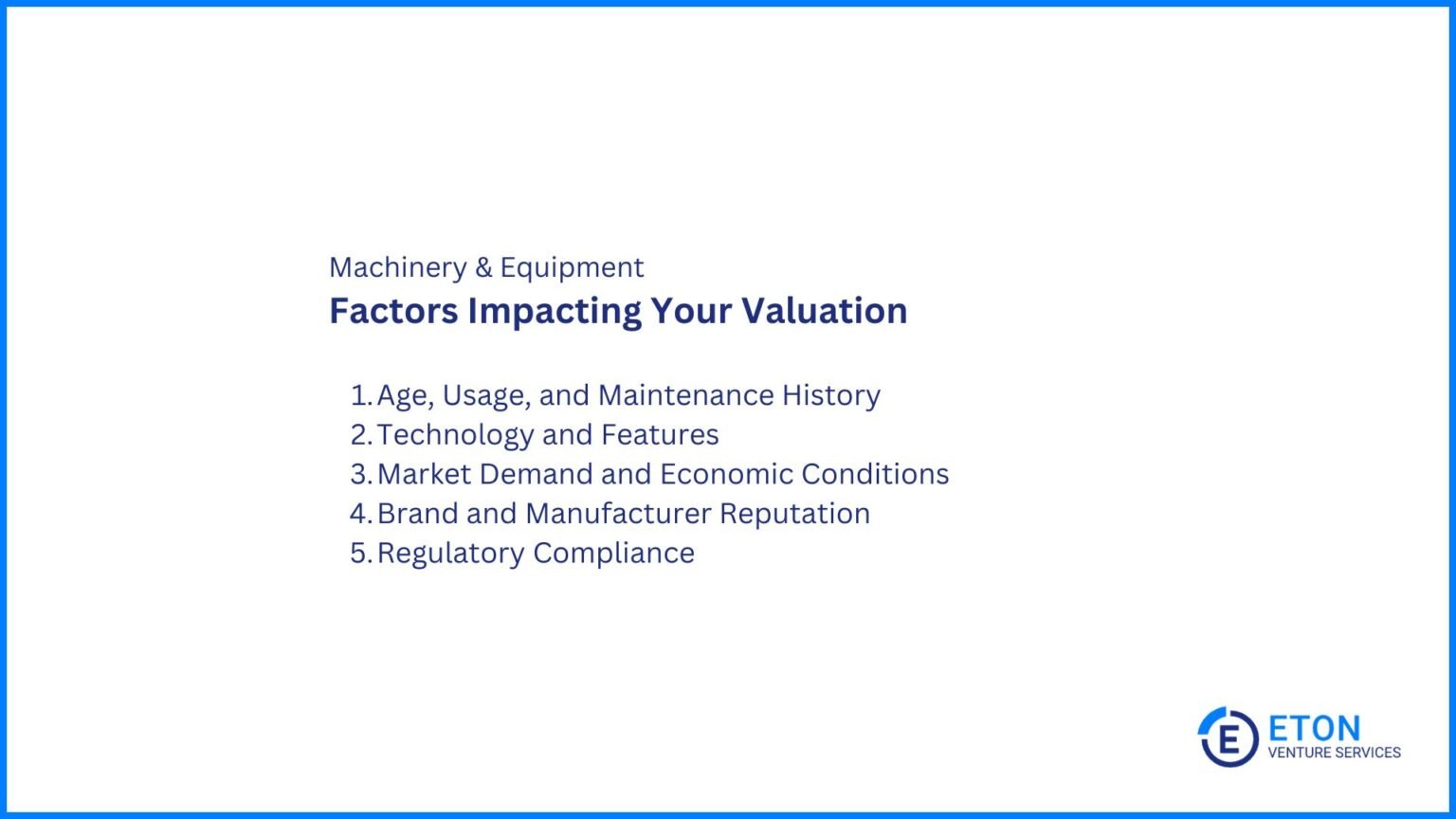 Machinery and Equipment Valuation: Methods & Costs